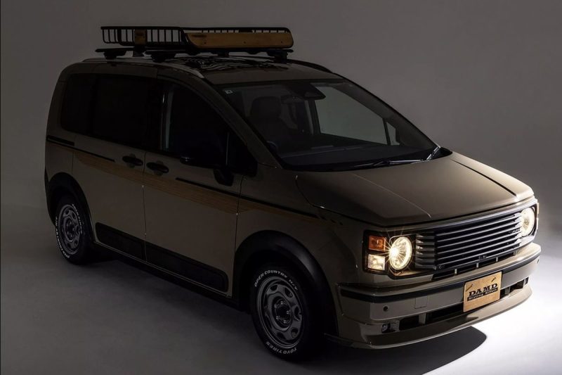 Modifikasi JDM Unik, Honda Freed dan Step WGN dengan Sentuhan Retro Amerika